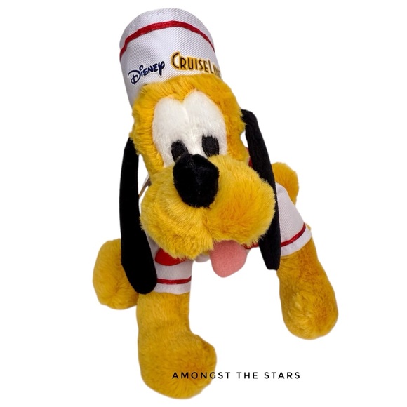 Disney | Toys | Disney Cruise Line Pluto Sailor 85 Bean Bag Plush ...
